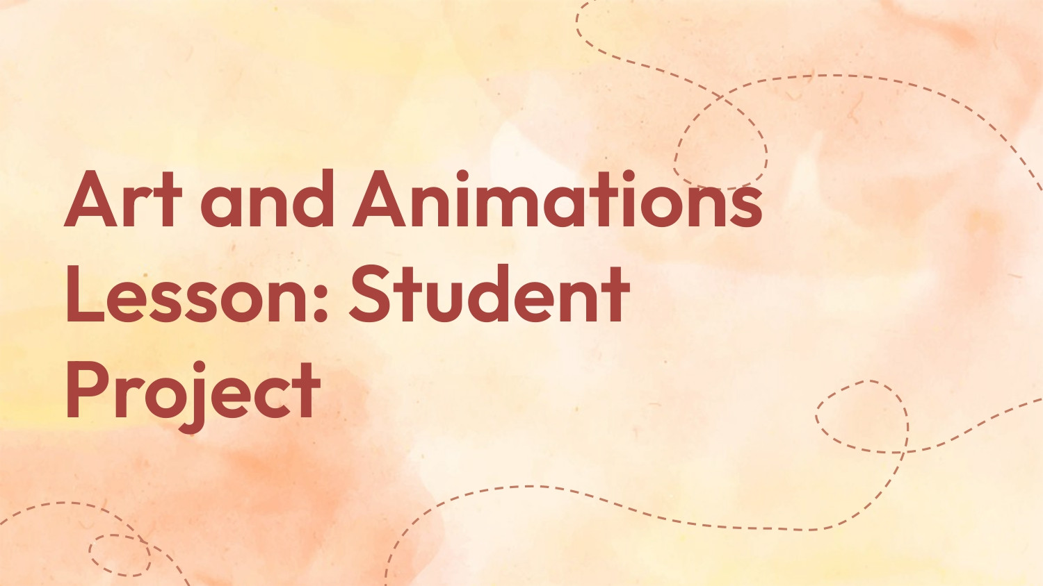 Stop Motion Animation Lesson Plan