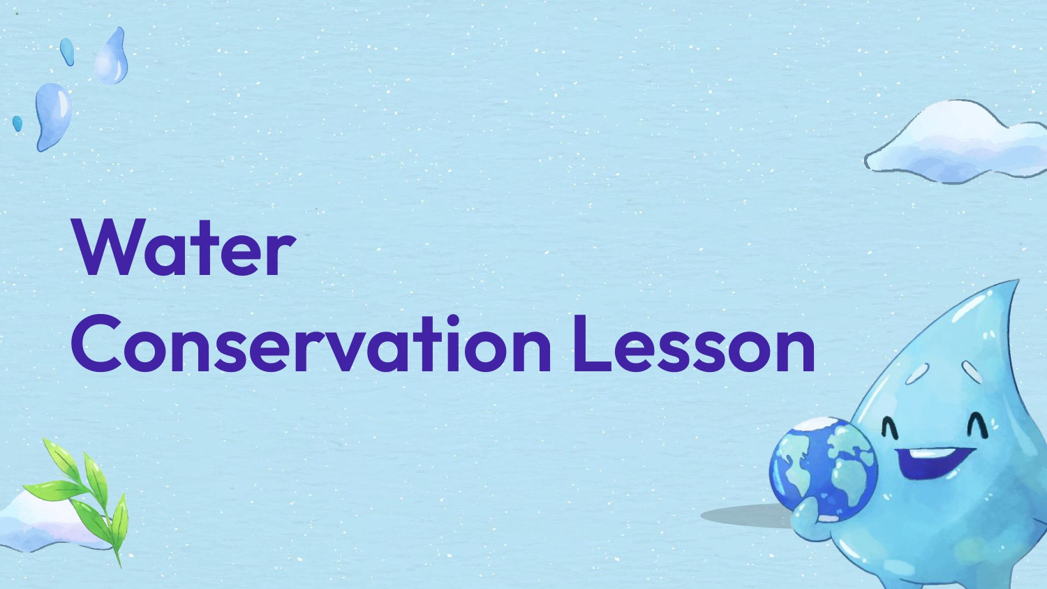 Importance of Conserving Water