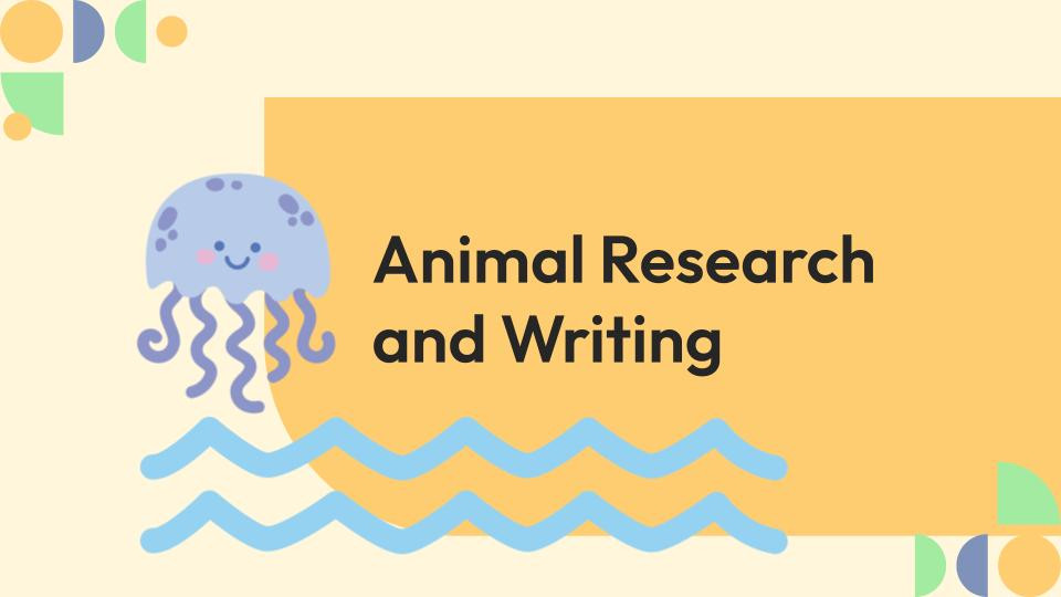 Animal Research & Writing